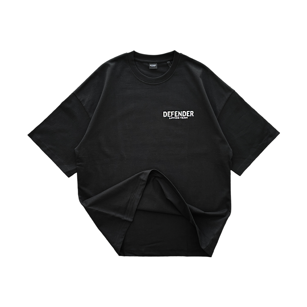 Lifting Team Oversize T-Shirt - Black